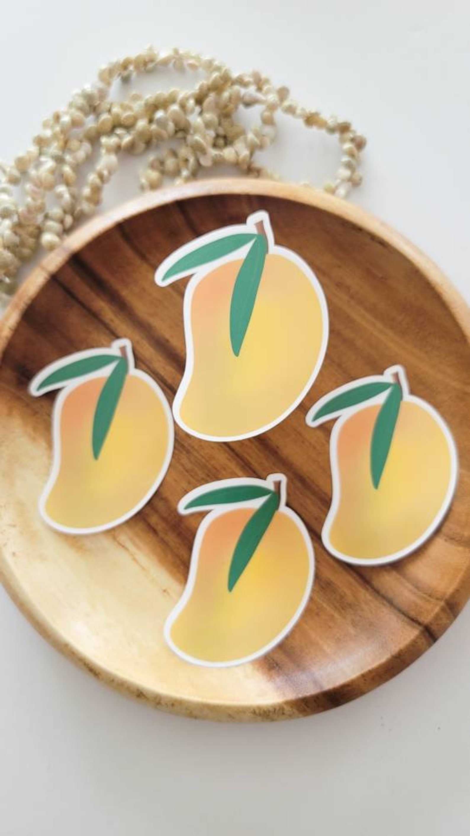 Mango Sticker Tropical fruit sticker | Etsy
