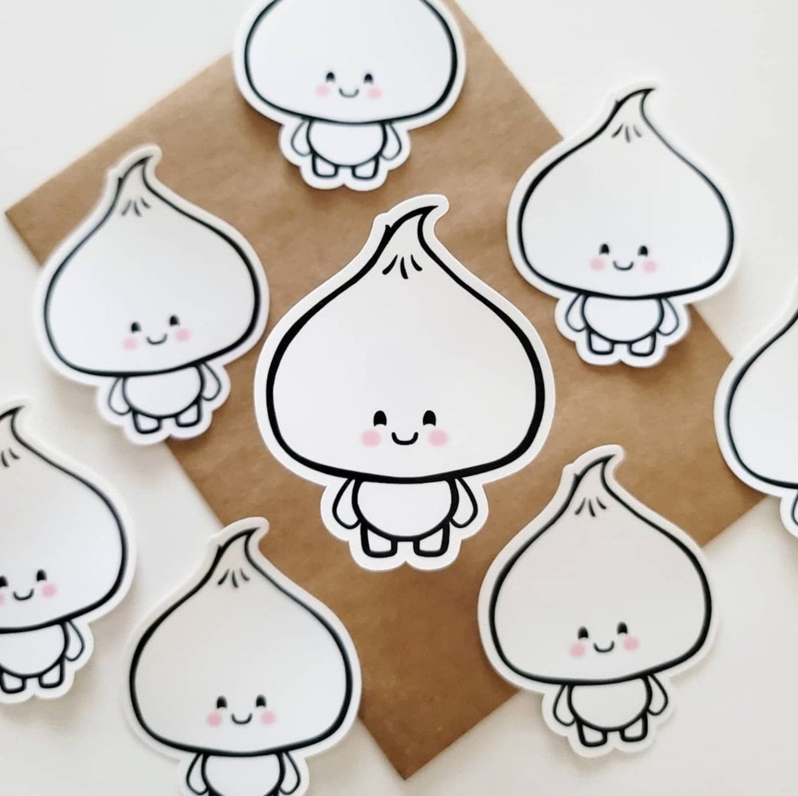 Bao Buddy Die Cut Sticker Dumpling Bao Bun Siopao Kawaii - Etsy