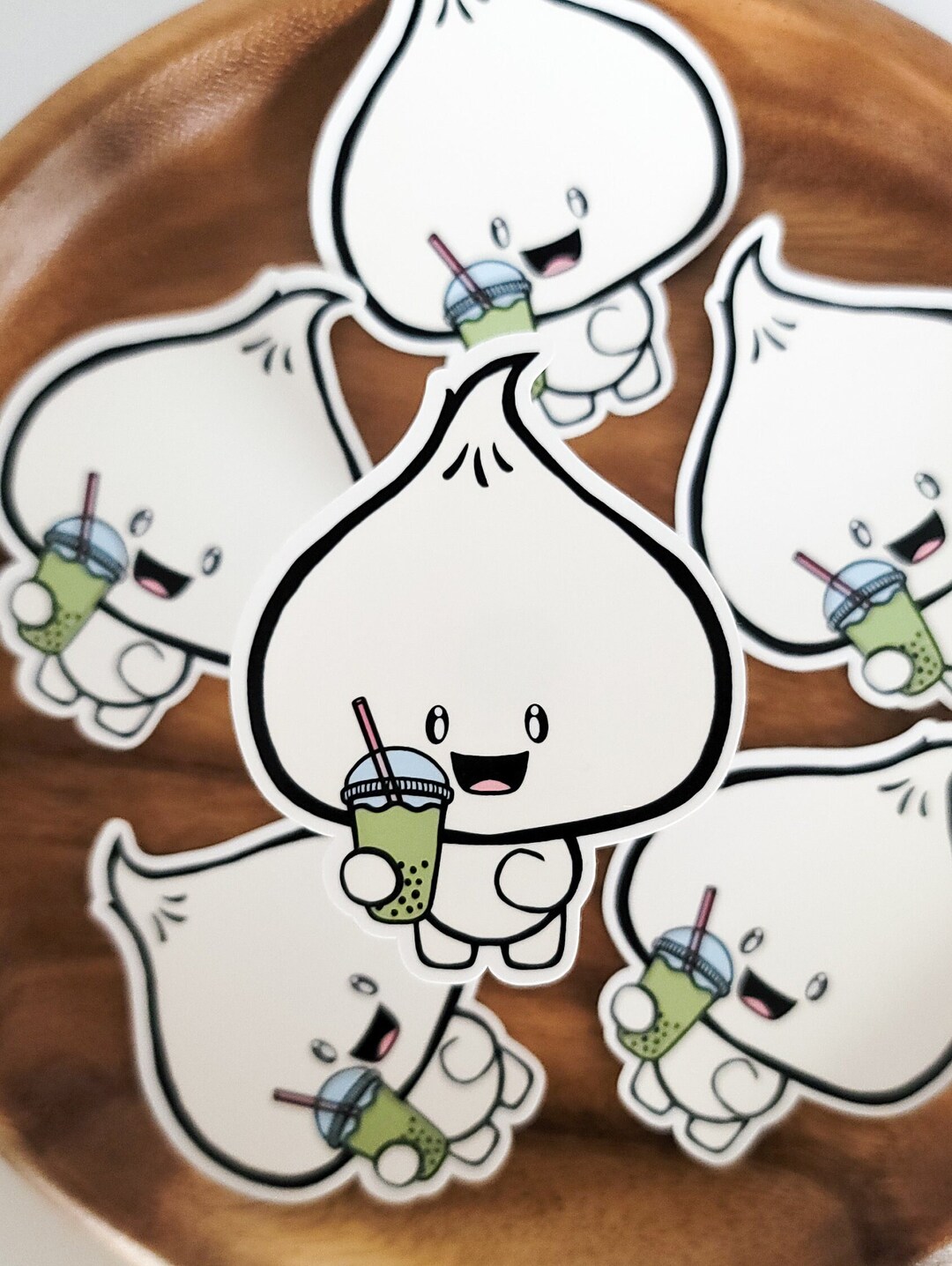 Green Tea Boba Bao Sticker | Dumpling, Bao Bun, Siopao Filipino Cute ...