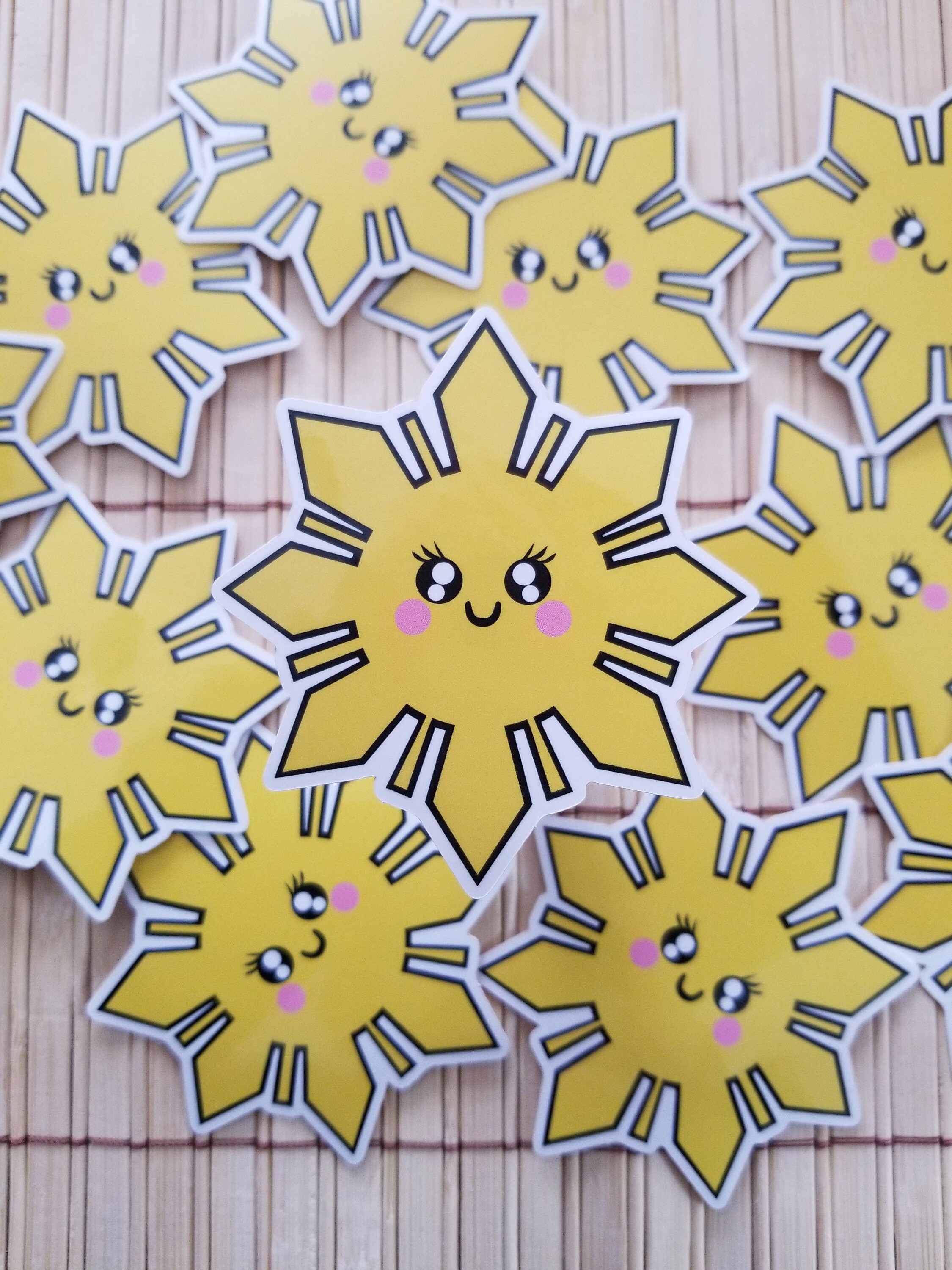 Filipino Sun Die Cut Stickers Glossy Laminated - Etsy