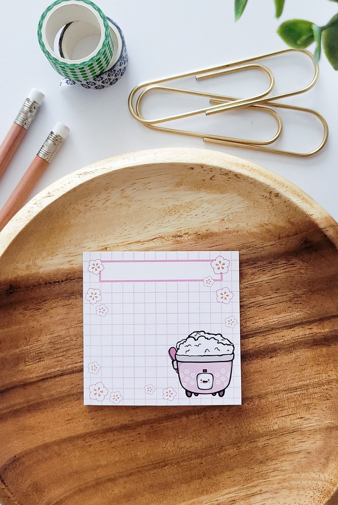 Cute Rice Cooker Sticky Note Pad 3 X 3 50 Sheets - Etsy