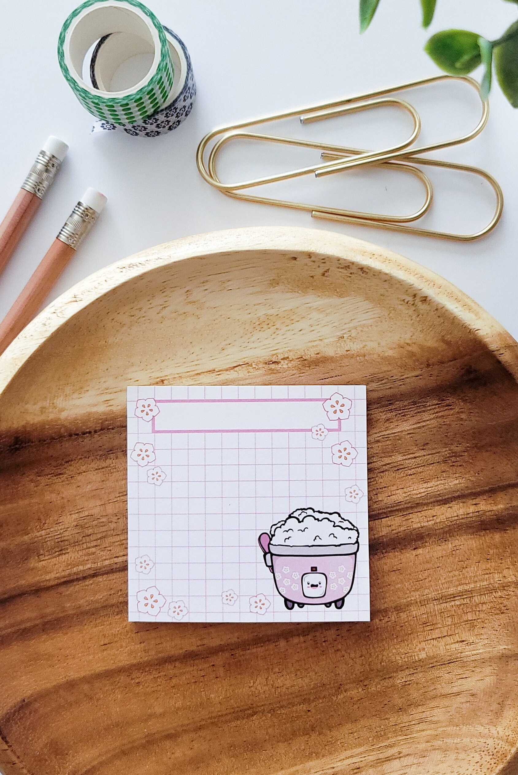 Cute Rice Cooker Sticky Note Pad 3 X 3 50 Sheets - Etsy