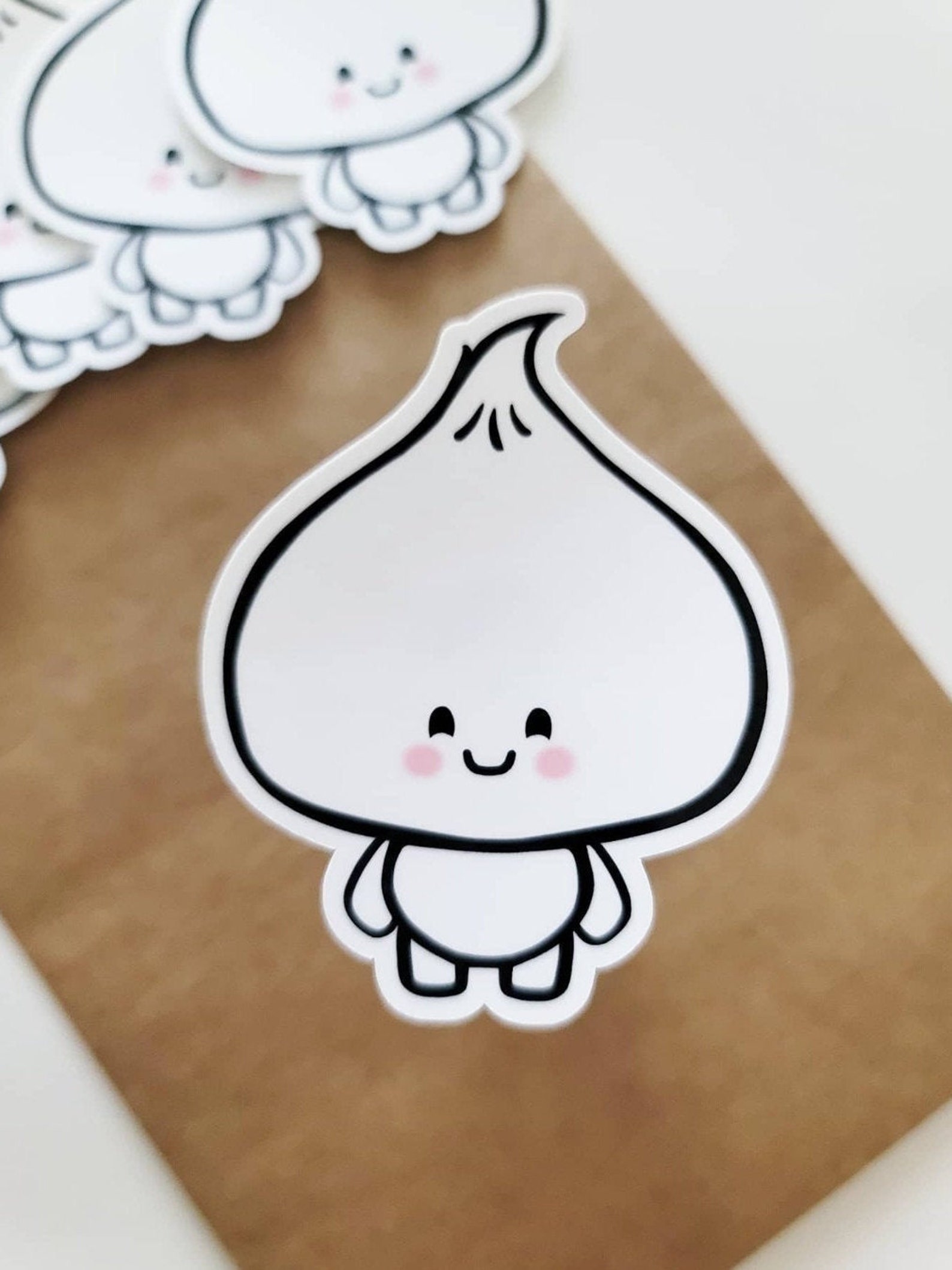 Bao Buddy Die Cut Sticker Dumpling Bao bun Siopao kawaii | Etsy