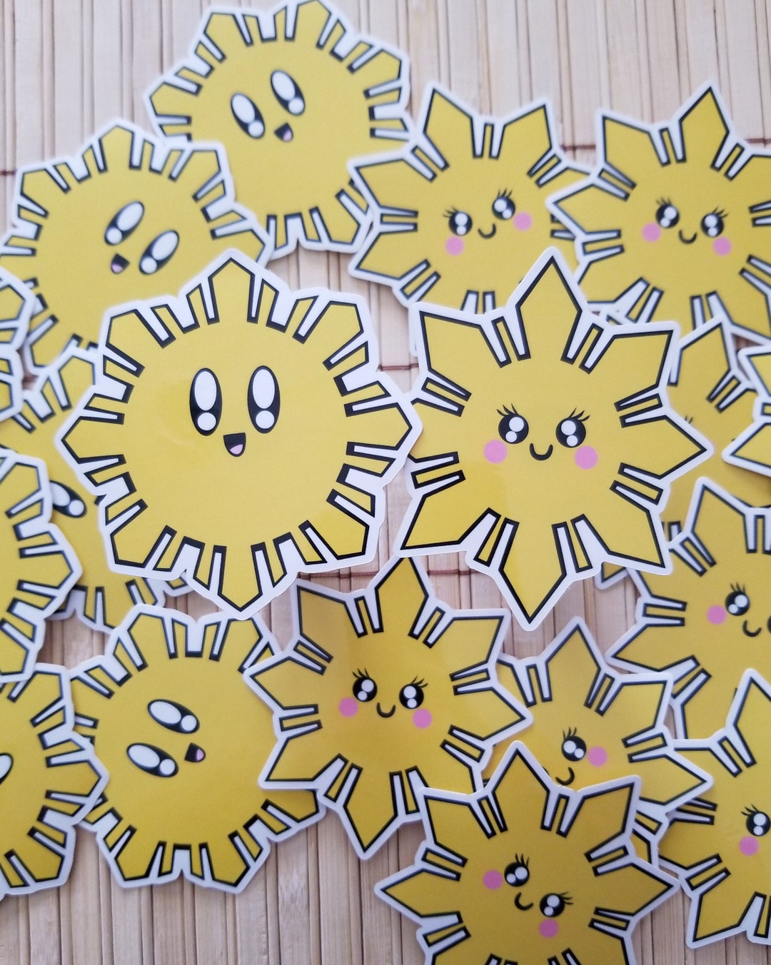 Filipino Sun Die Cut Stickers Glossy, Laminated, Weatherproof - Etsy