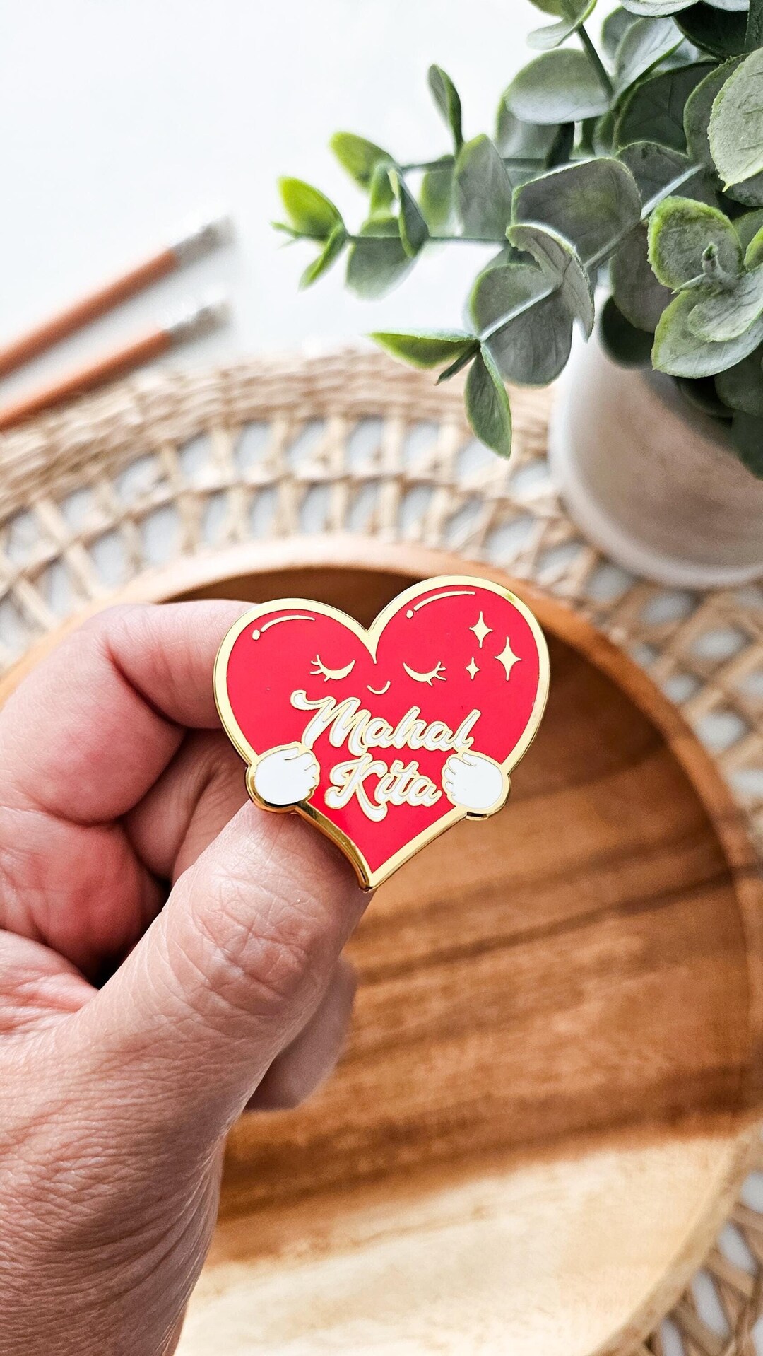 Mahal Kita ENAMEL PIN | Tagalog I Love You Philippines Art Philippines ...