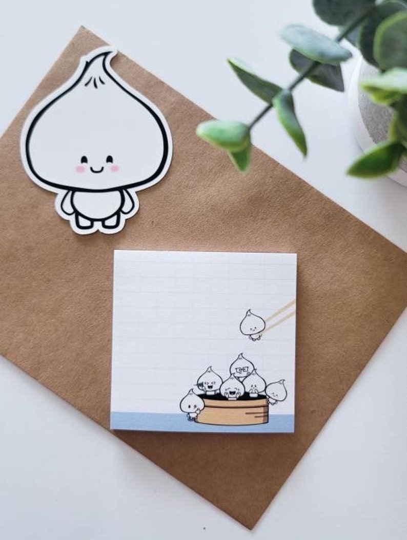 Little Dumplings Sticky Note Pad 3 X 3 50 Sheets - Etsy
