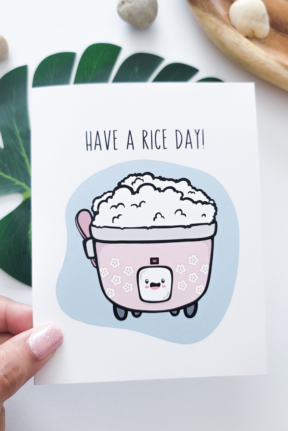 Cute Rice Cooker Greeting Cards Funny Food Dessert Food Pun - Etsy