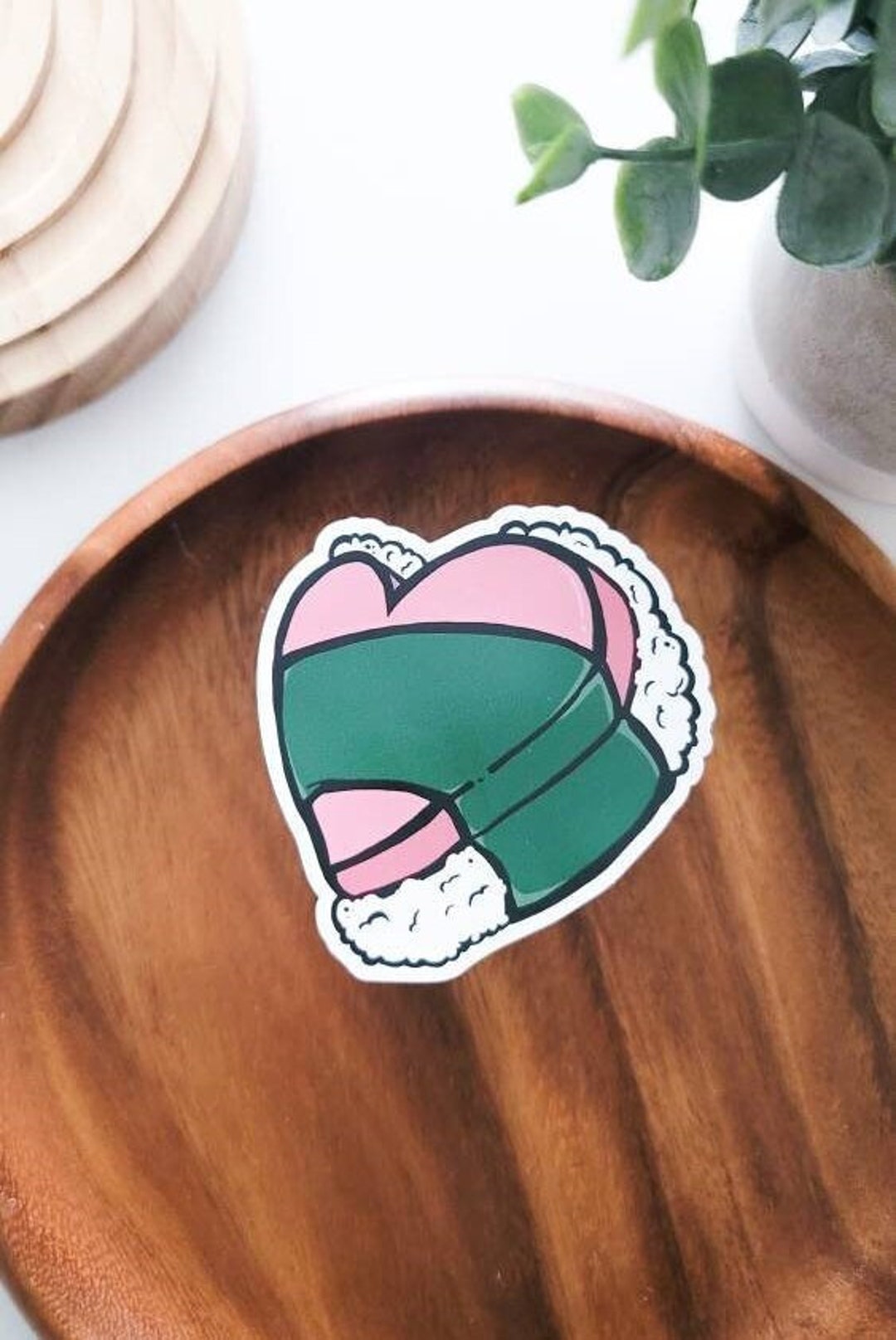 MAGNET Musubi Heart Cute Magnet Locker Refrigerator Dry Erase Board ...