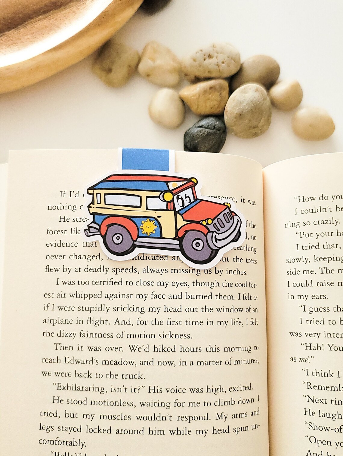 Jeepney Magnetic Bookmark Gifts for Readers Book Lover | Etsy