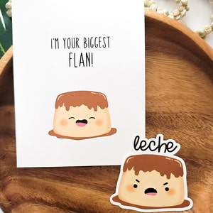 Leche Flan Sticker | Cute Food Filipino Snack Dessert Sticker Kawaii ...