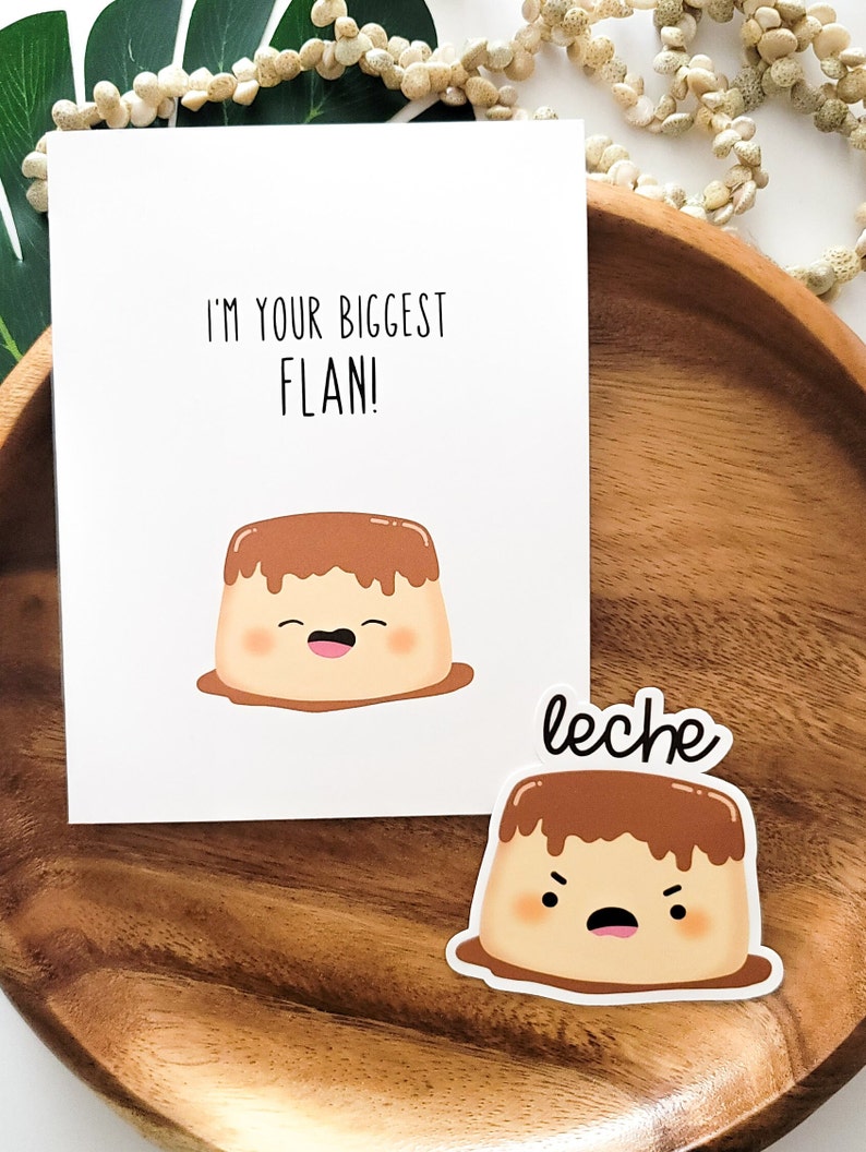 Leche Flan Sticker Cute Food Filipino Snack Dessert Sticker | Etsy