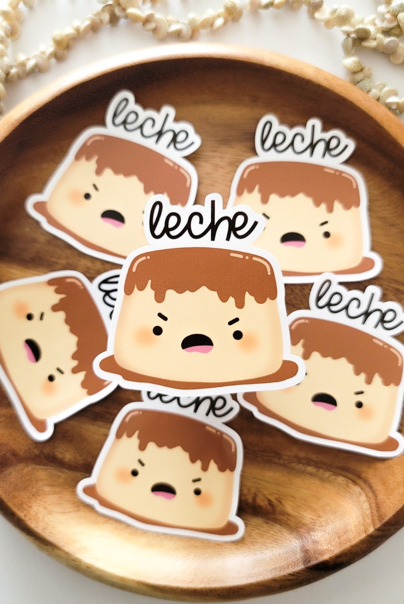 Leche Flan Sticker Cute Food Filipino Snack Dessert Sticker | Etsy