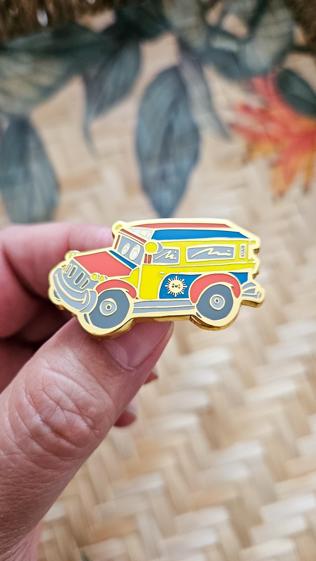 Jeepney ENAMEL PIN | Filipino Philippines Art Philippines Jeep Badge ...