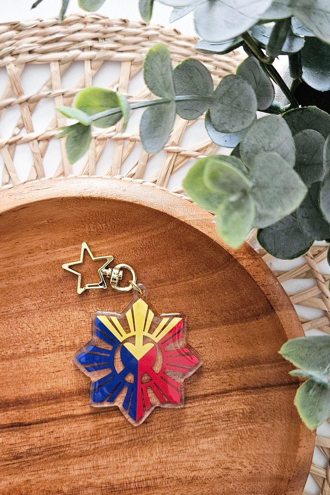 Peace & Love Filipino Sun | ACRYLIC KEYCHAIN | Philippines Filipino ...