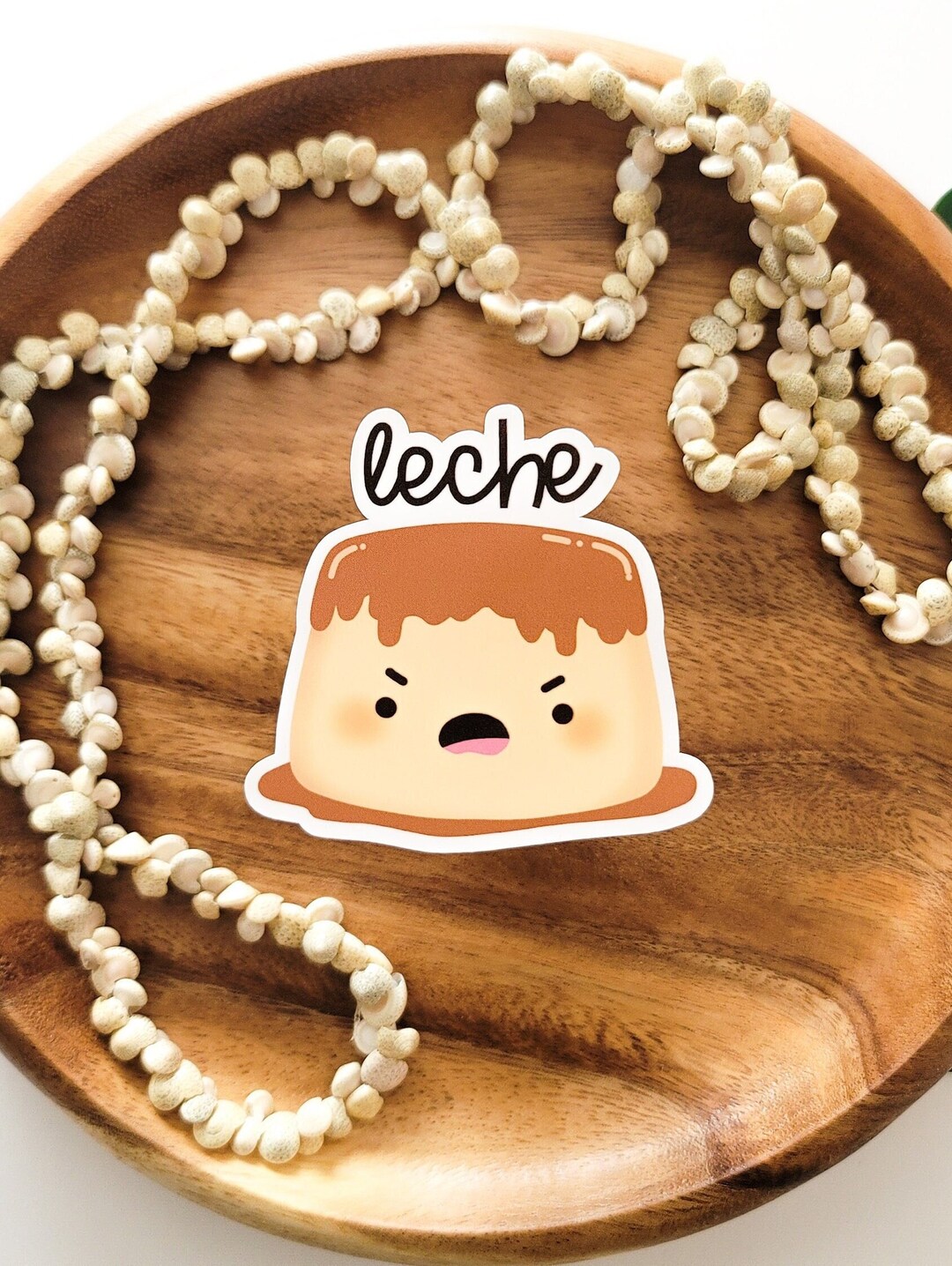 Leche Flan Sticker | Cute Food Filipino Snack Dessert Sticker Kawaii ...