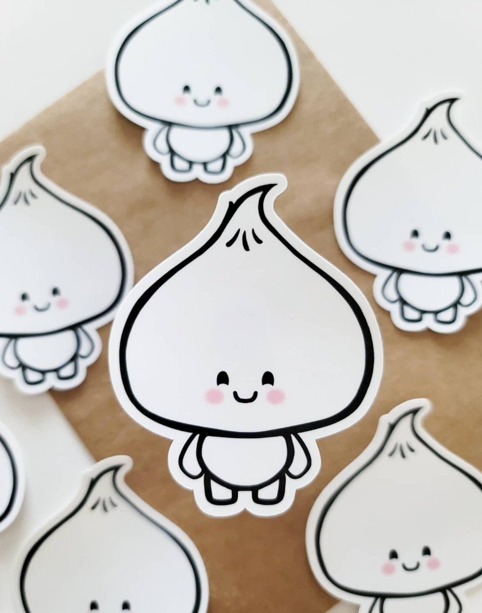 Bao Buddy Die Cut Sticker Dumpling Bao bun Siopao kawaii | Etsy