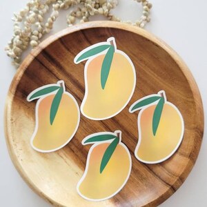 Mango Sticker Tropical fruit sticker | Etsy