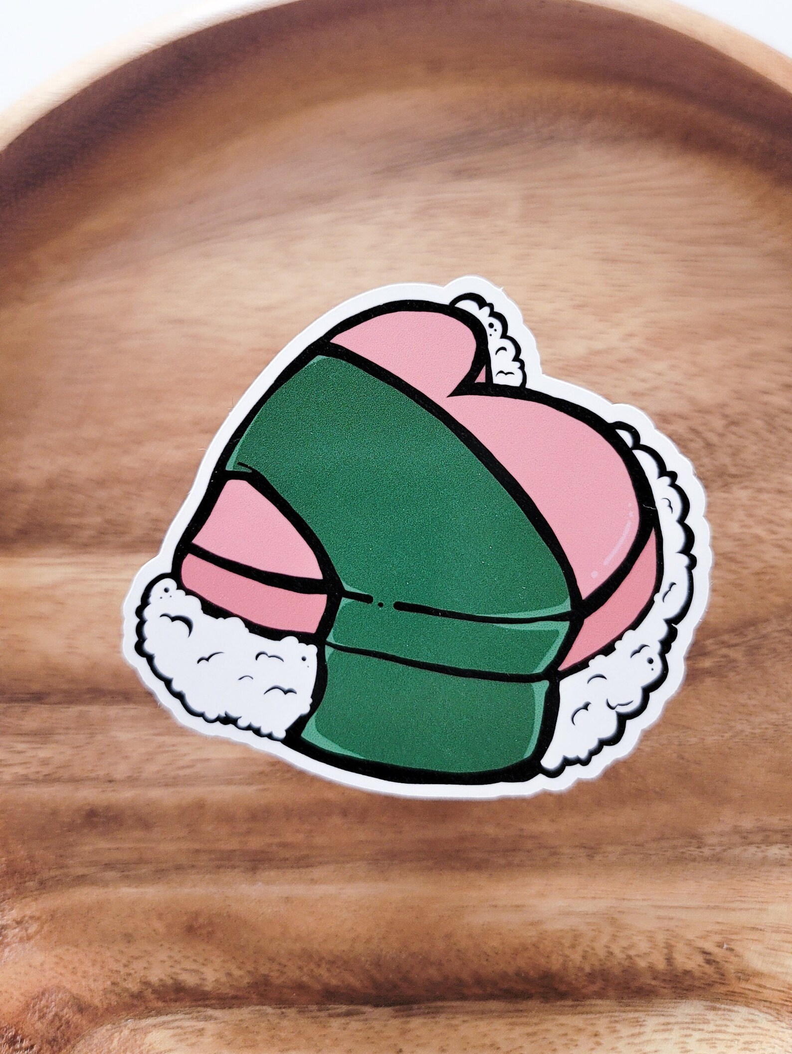 Musubi Heart Sticker Spam Musubi Lover Hawaiian Food Snacks - Etsy