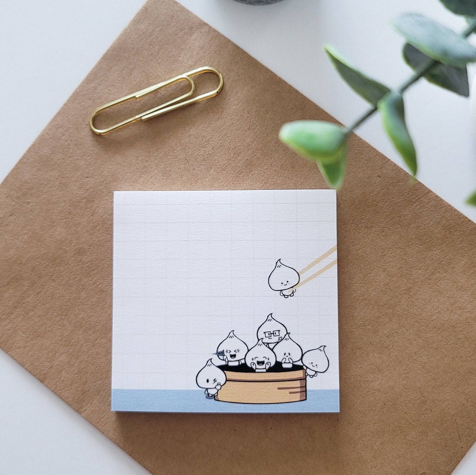 Little Dumplings Sticky Note Pad 3 X 3 50 Sheets - Etsy