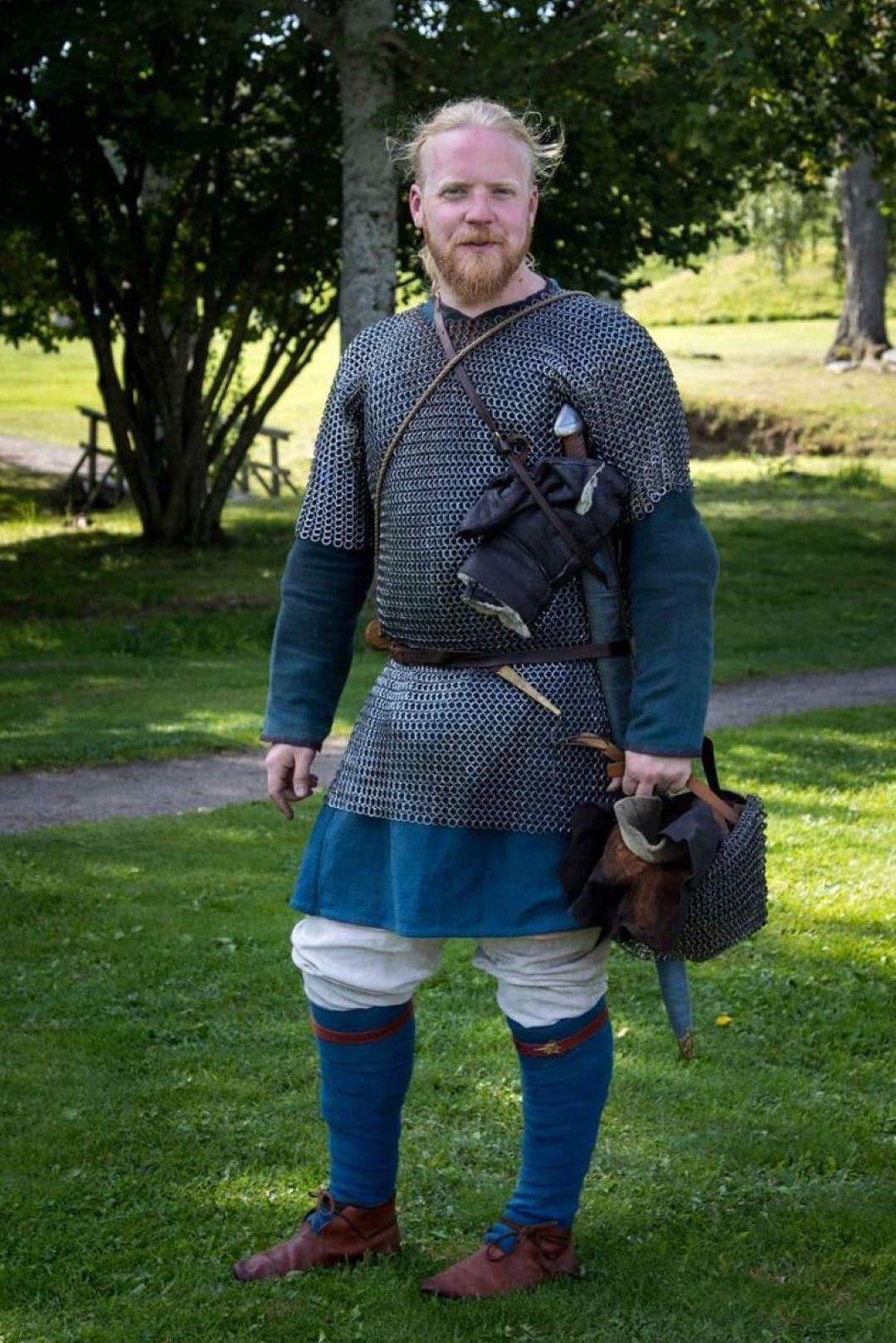 Medieval Chainmail Viking Armor- Made in 9mmflat Rings - Etsy