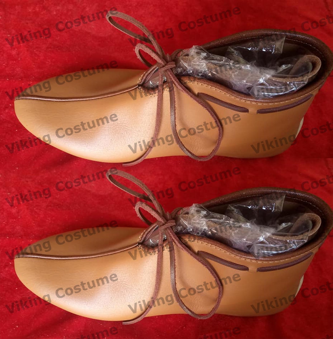 Viking Turn Shoes - Leather Shoes Christmas Gifts - Etsy Australia