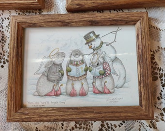 Sue Rupp Bunny Print - Etsy