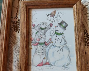 Sue Rupp Bunny Print - Etsy