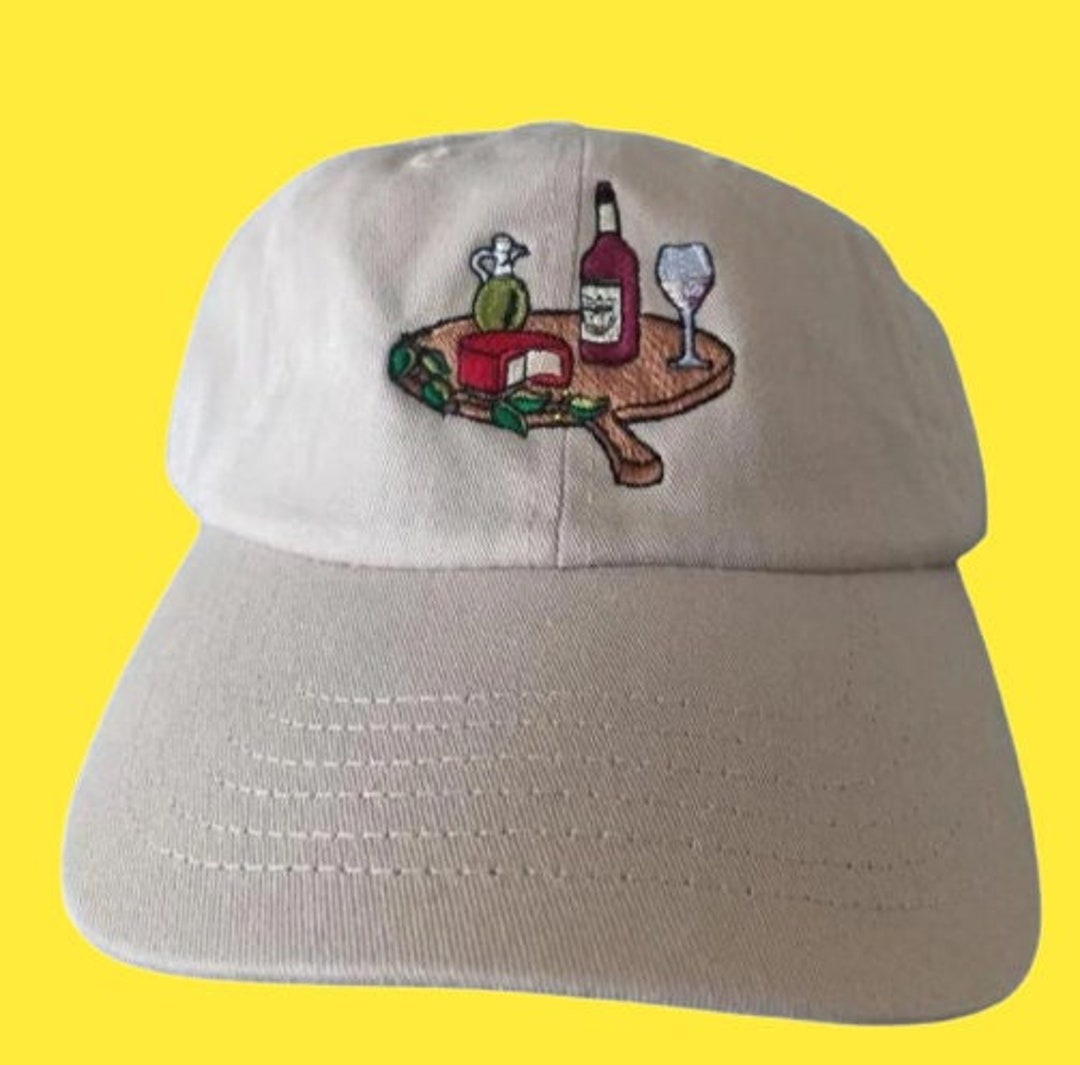 CHEESEBOARD HAT / CHARCUTERIE / Wine and Cheese / Baseball Cap - Etsy