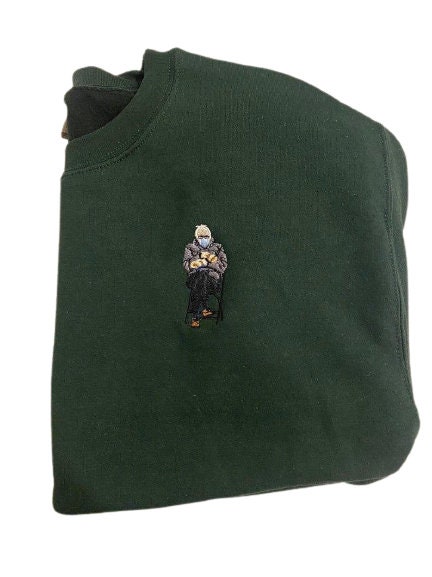 BERNIE SANDERS Inauguration EMBROIDERED Sweatshirt / Unisex / | Etsy