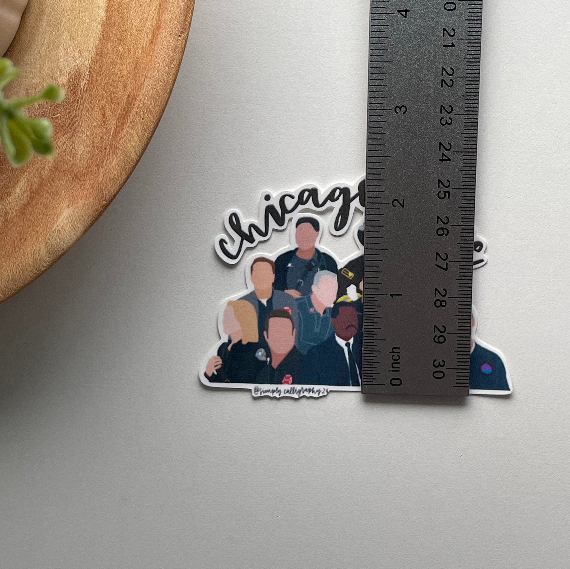 Chicago Fire Sticker | Etsy