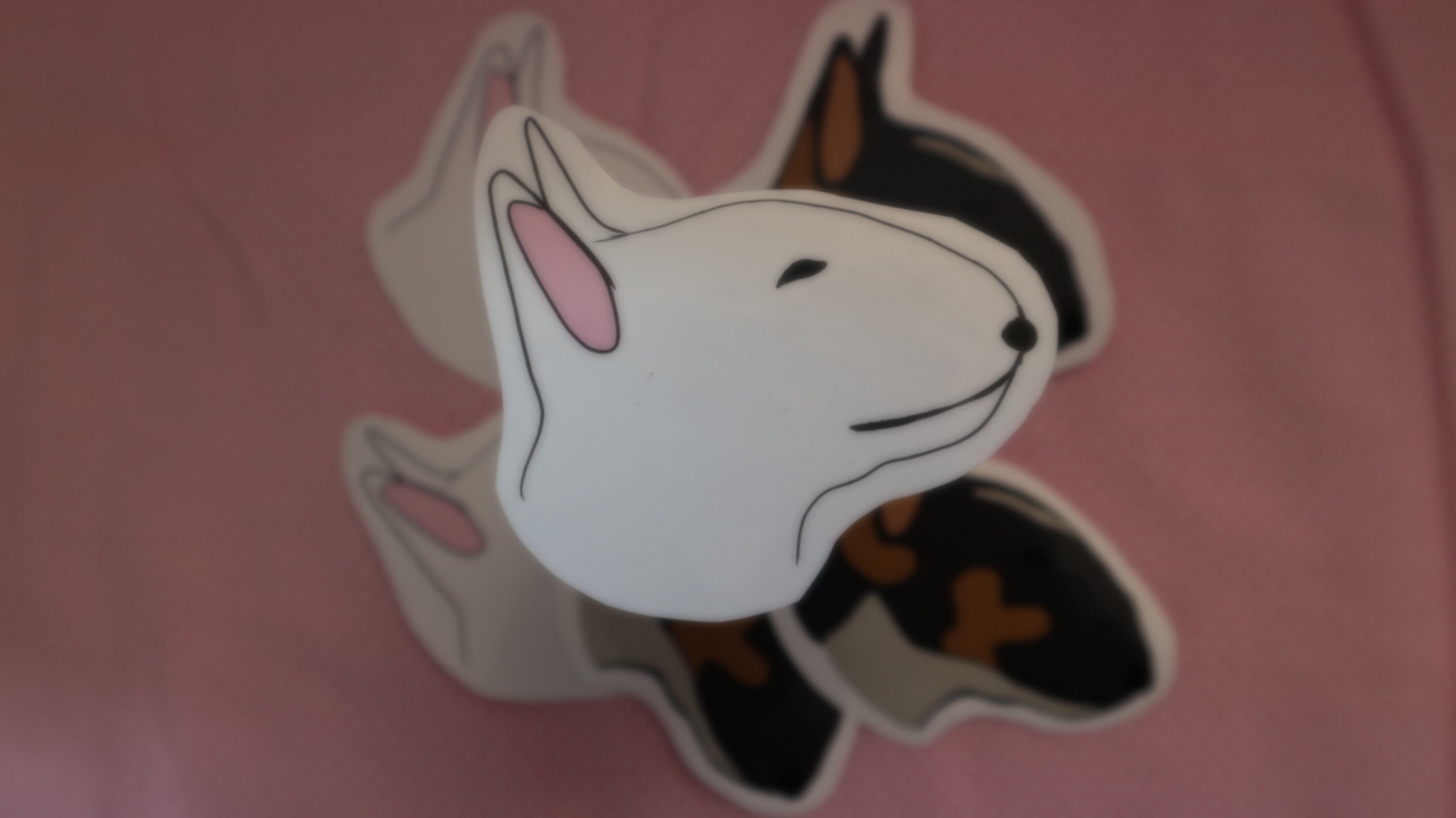 Bull Terrier Sticker English Bull Terrier Dog Sticker Puppy Sticker ...