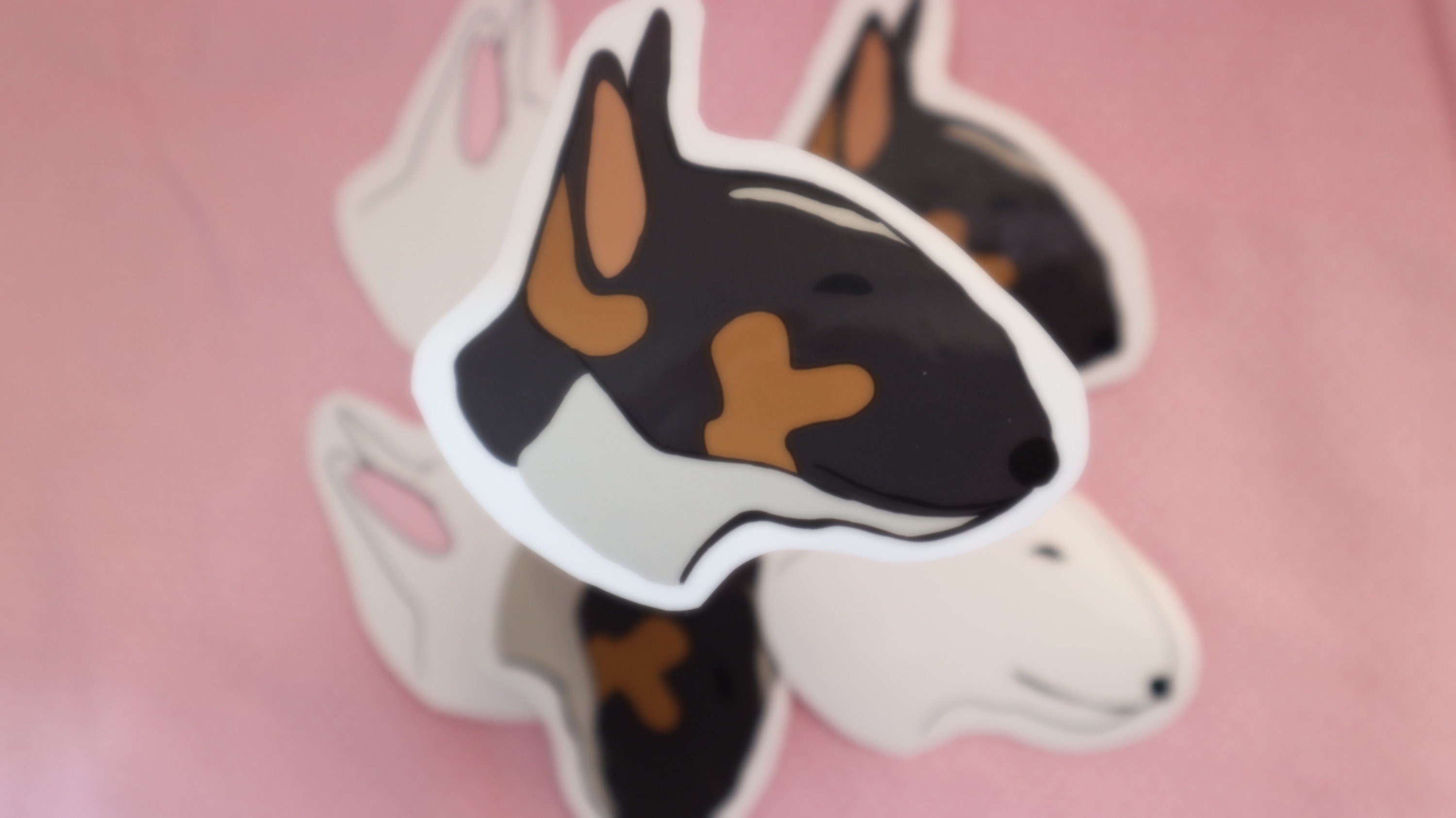Bull Terrier Sticker English Bull Terrier Dog Sticker Puppy Sticker ...