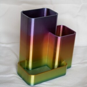 Cute Desk Organizer Hold| Cute Rainbow Color Pencil/pen Holder - Etsy