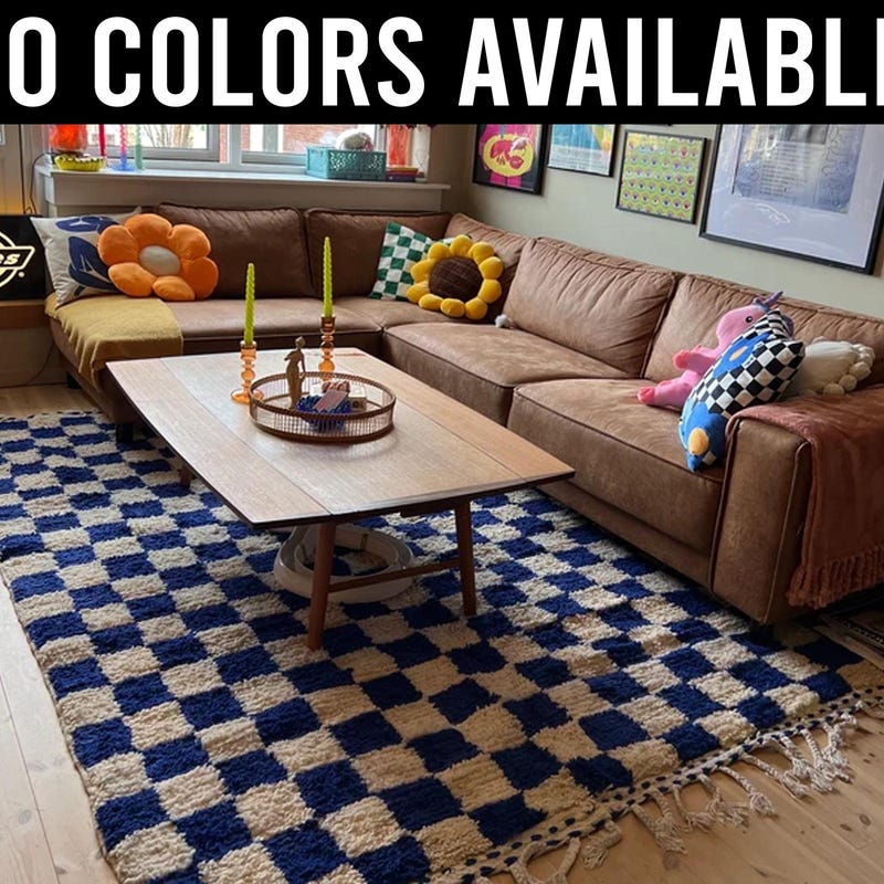 Green and Orange Small Rugs - Etsy UK