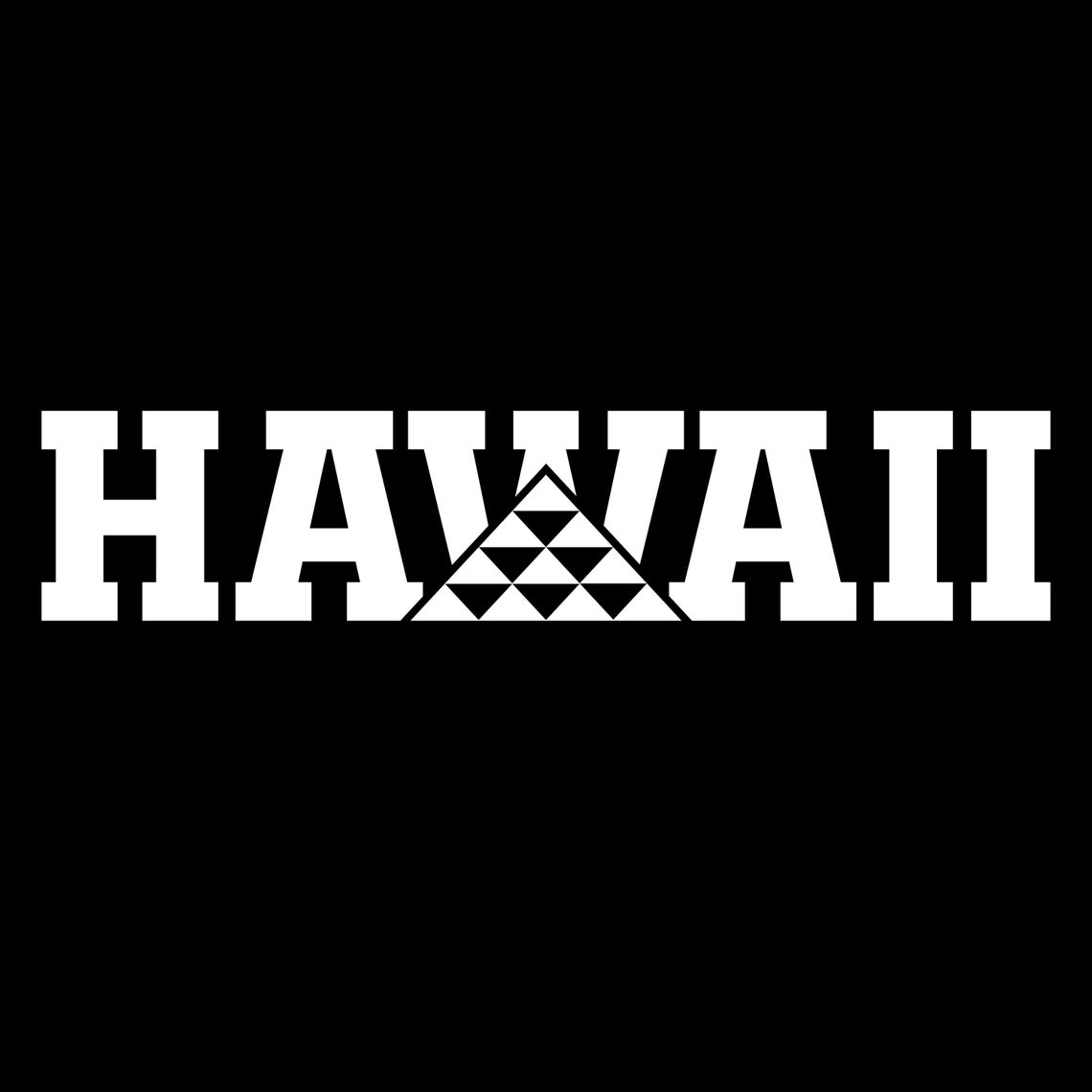 Hawaii Tribal Decal Mauna Kea Sticker - Etsy