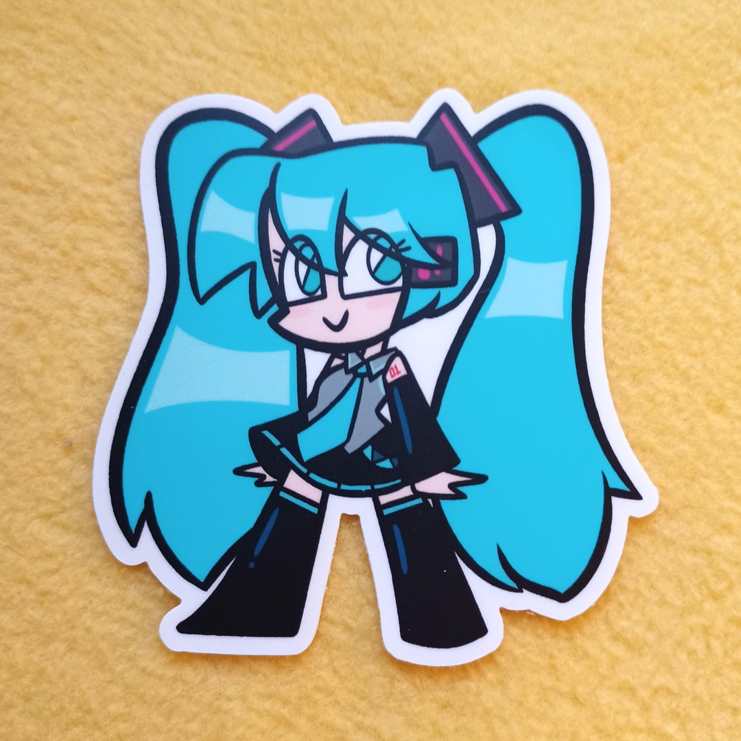 Hatsune Miku Vocaloid Vinyl Sticker - Etsy