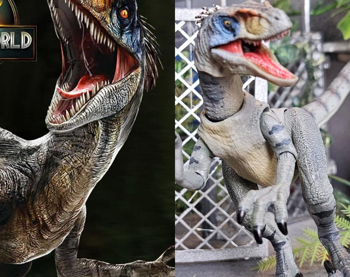 Custom Hammond Collection Jurassic World Rebirth Raptor - Etsy
