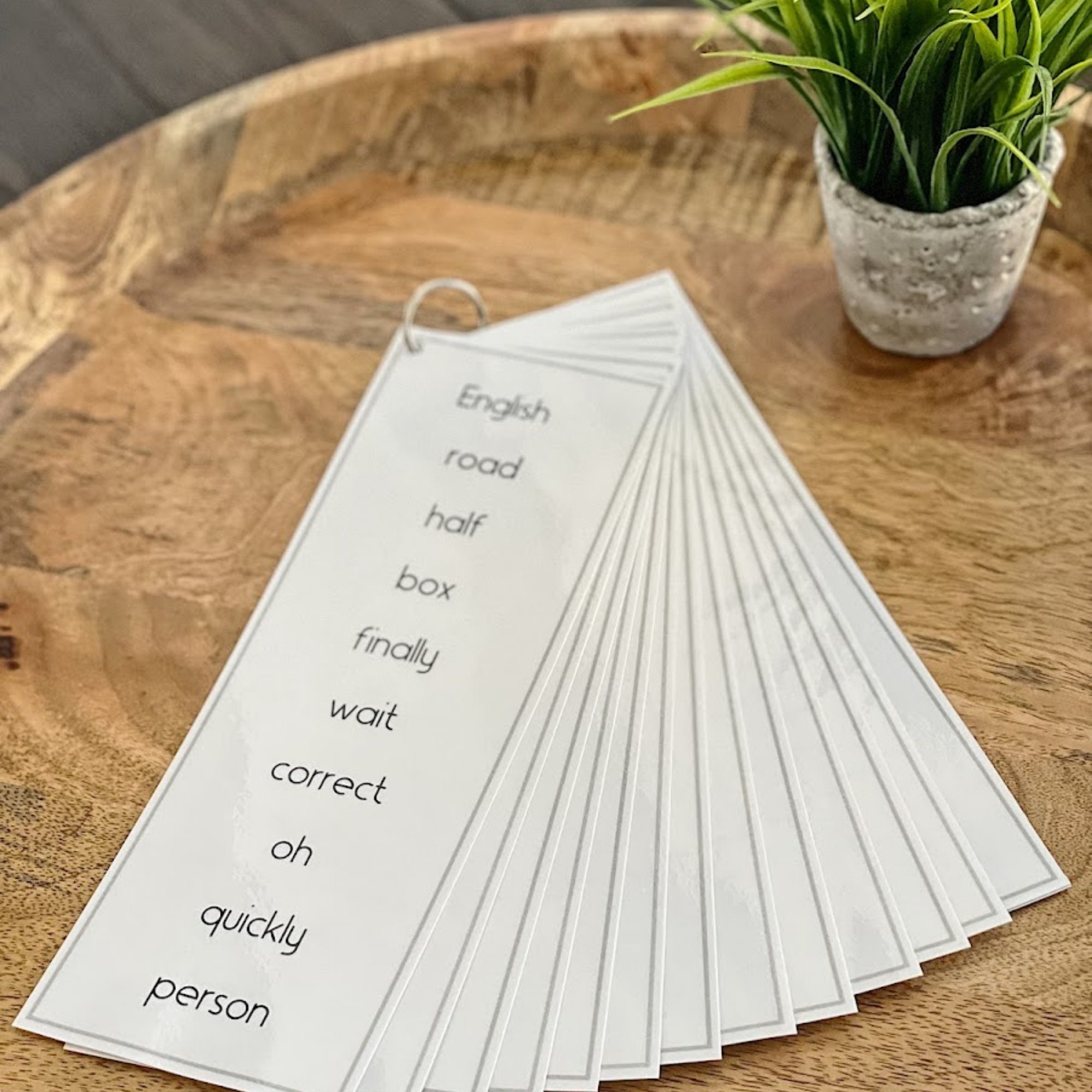 Fifth Grade Sight Word Flashcards Word List | 120 Sight Words | 12 ...