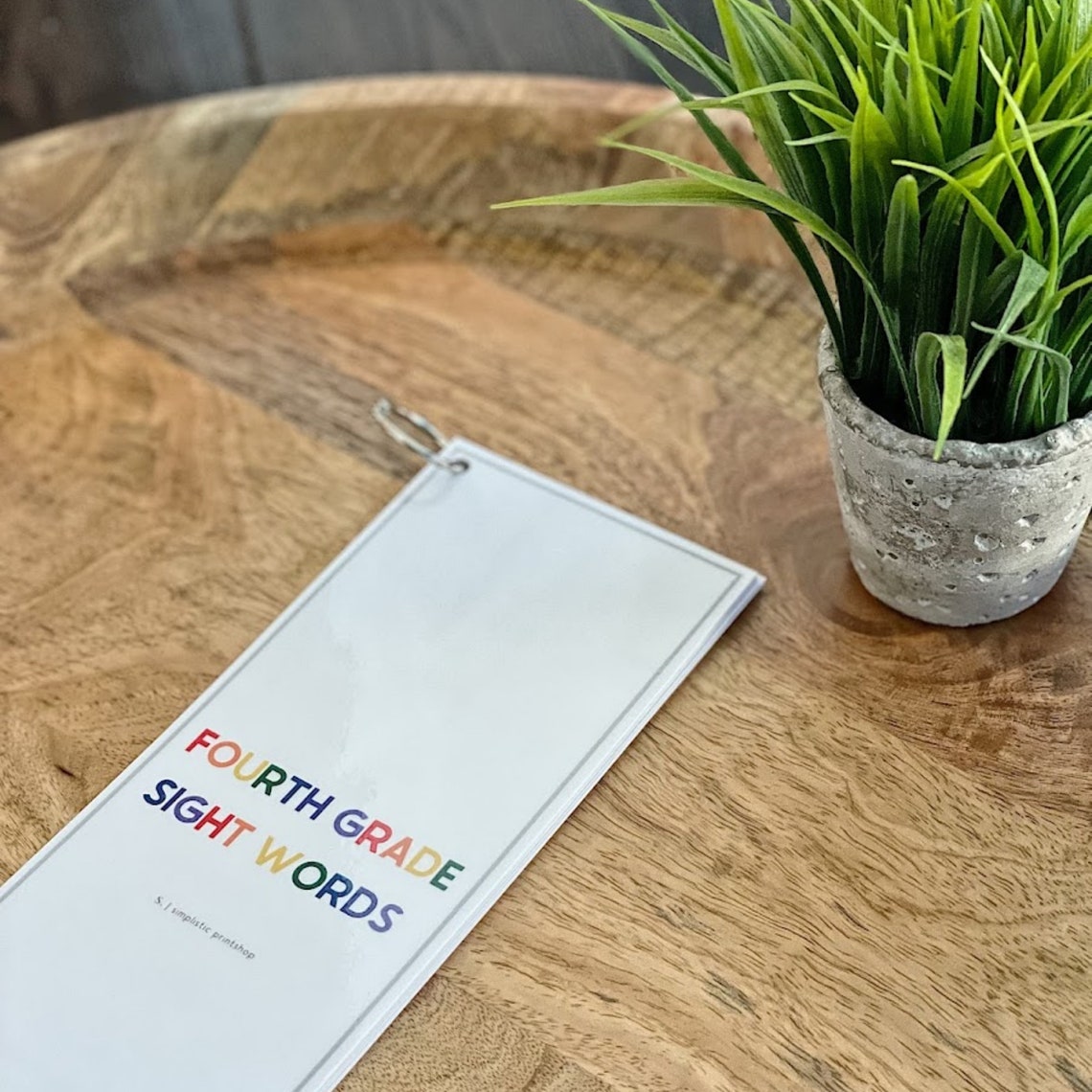 Fourth Grade Sight Word Flashcards Word List | 120 Sight Words | 12 ...