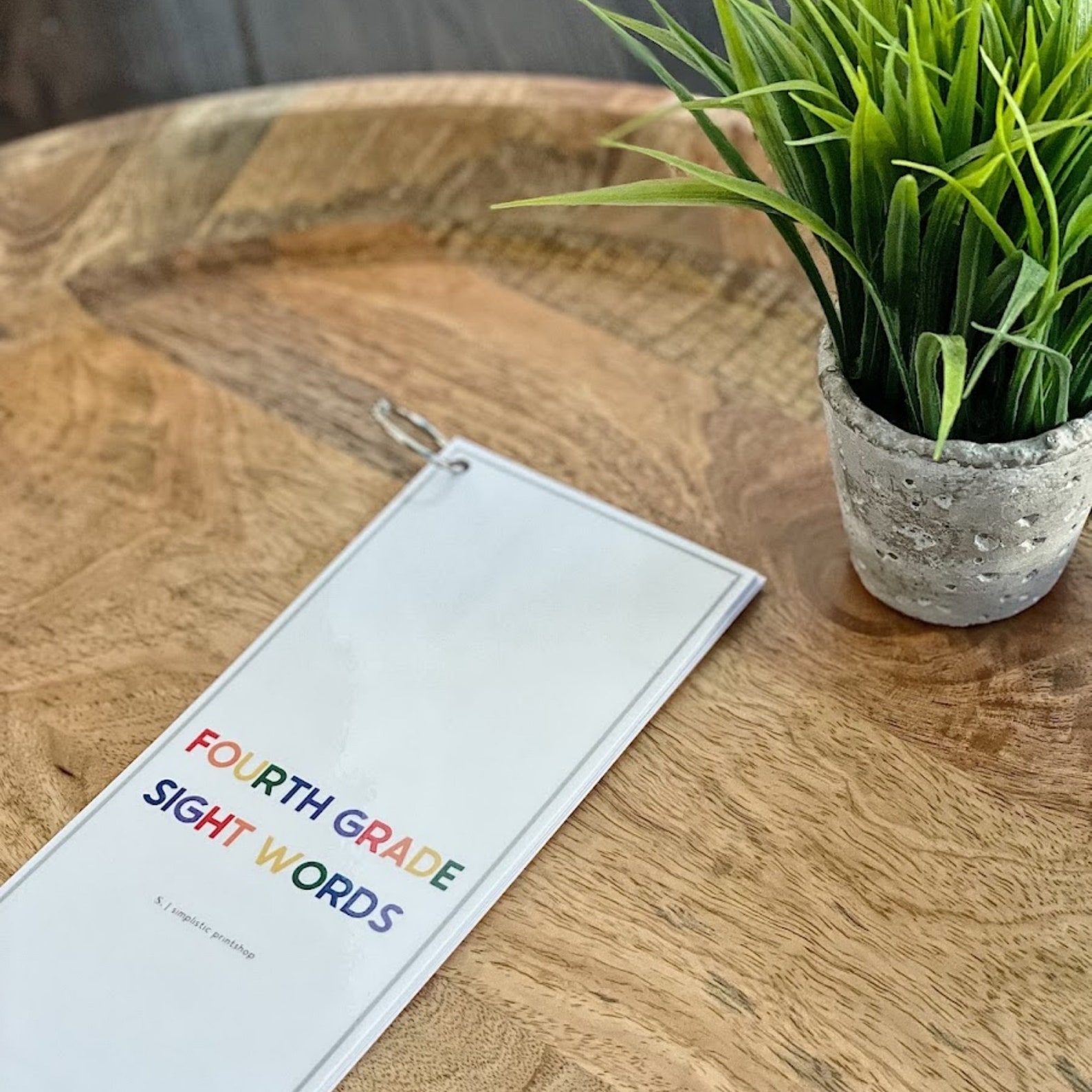 Fourth Grade Sight Word Flashcards Word List 120 Sight Words 12 ...