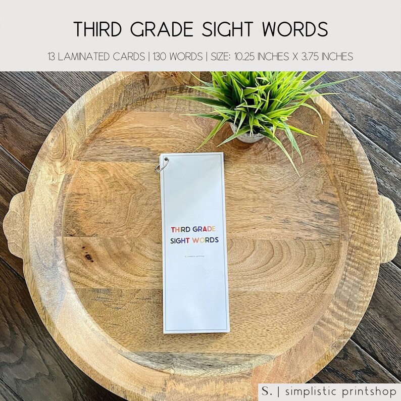 Sight Word Flashcards Word Lists Third Grade Fourth Grade Fifth Grade ...