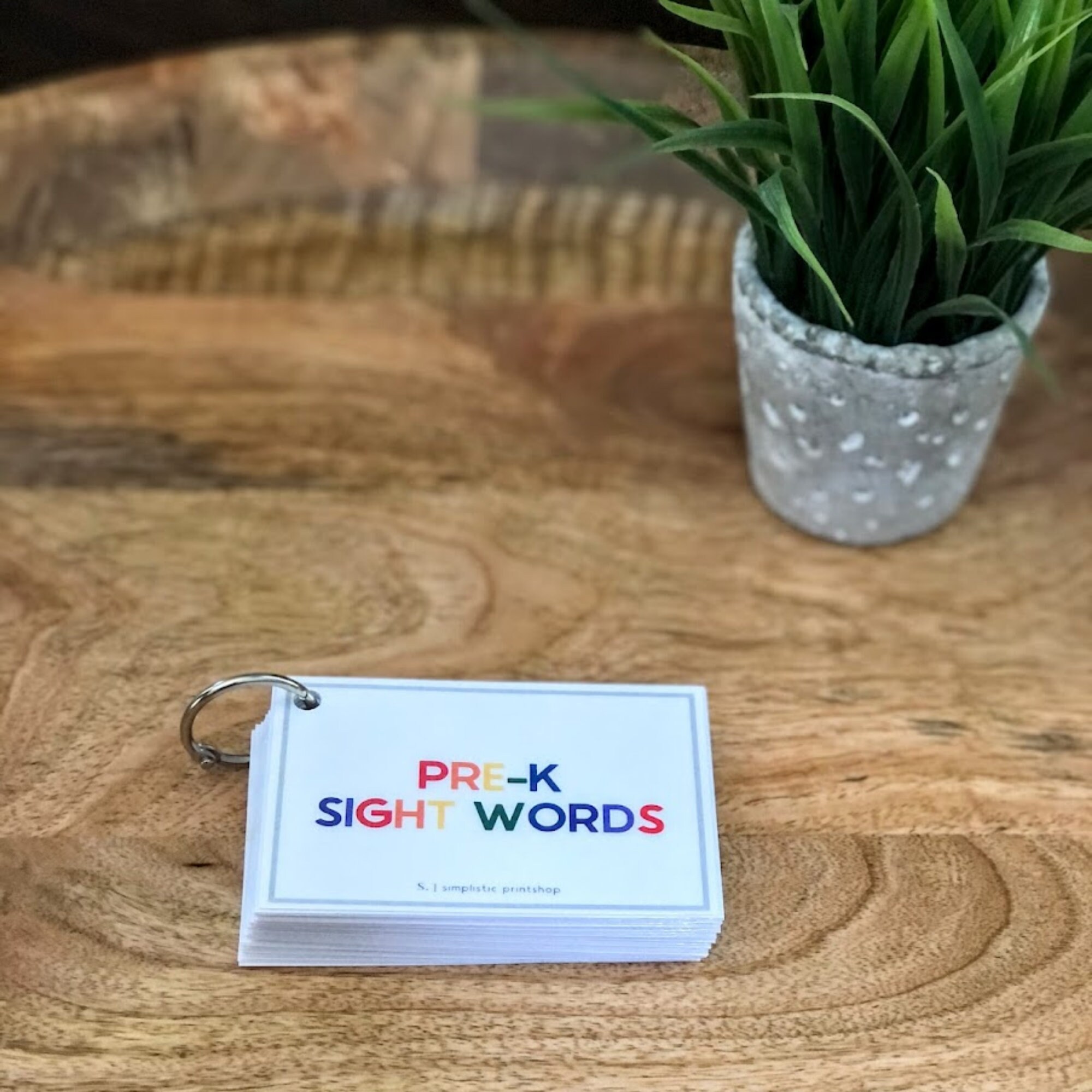 Pre K Sight Word Flashcards | 33 Sight Words | Laminated Flashcards ...