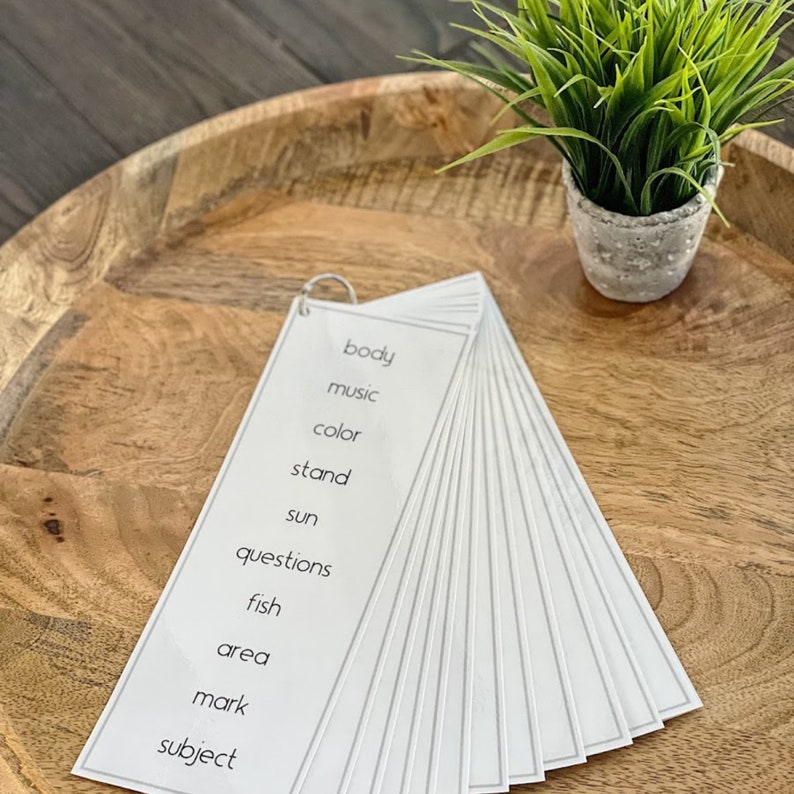 Fourth Grade Sight Word Flashcards Word List | 120 Sight Words | 12 ...