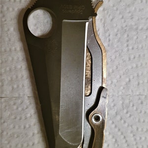 BACKSPACER SPYDERCO Geared Paramilitary 2 Para 3 Solid Brass, Spyderco ...