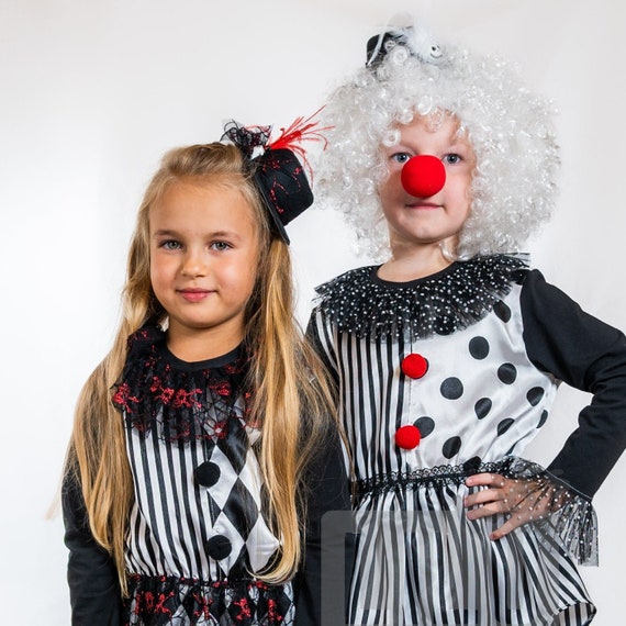 White Clown Wig Halloween Carnival Masquerade - Etsy
