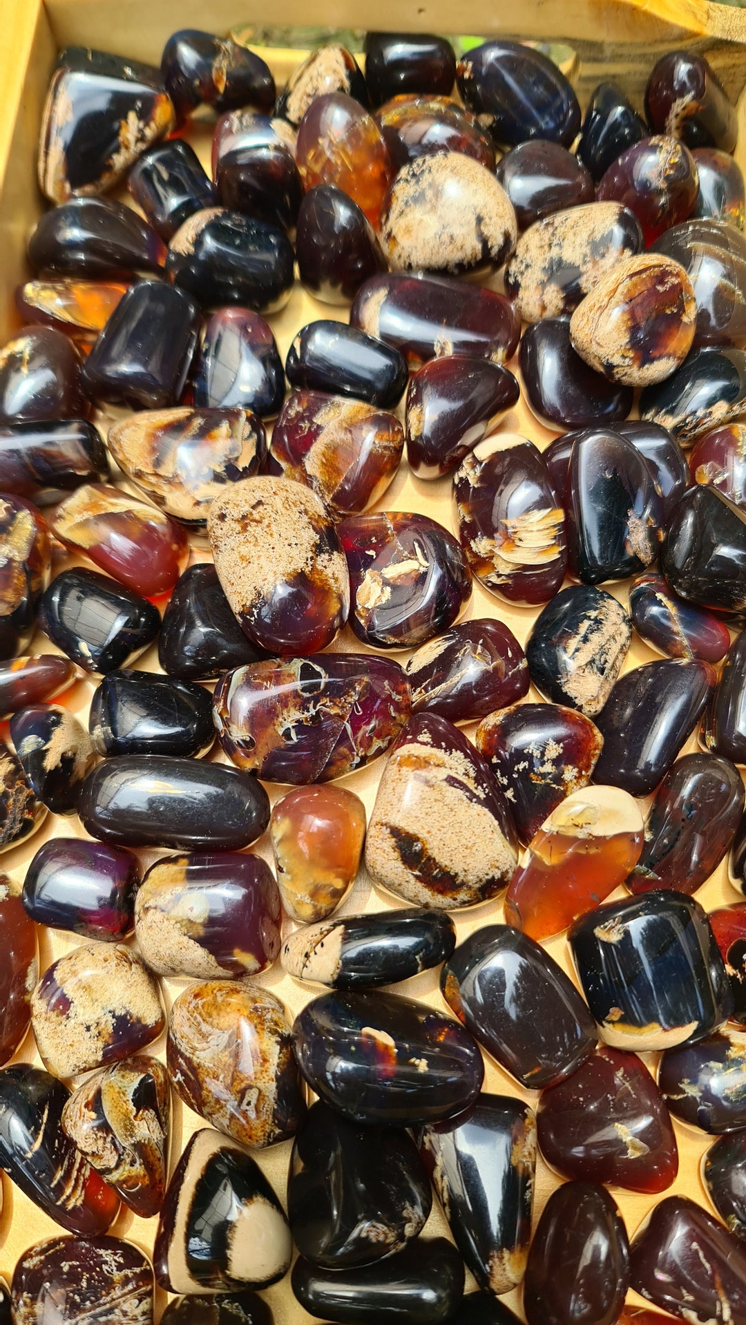 Tumbled Amber Motif Good Quality | 250g | 500g | 1000g | Healing Stone ...