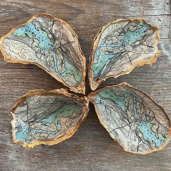 Painted Oyster Shells - Etsy