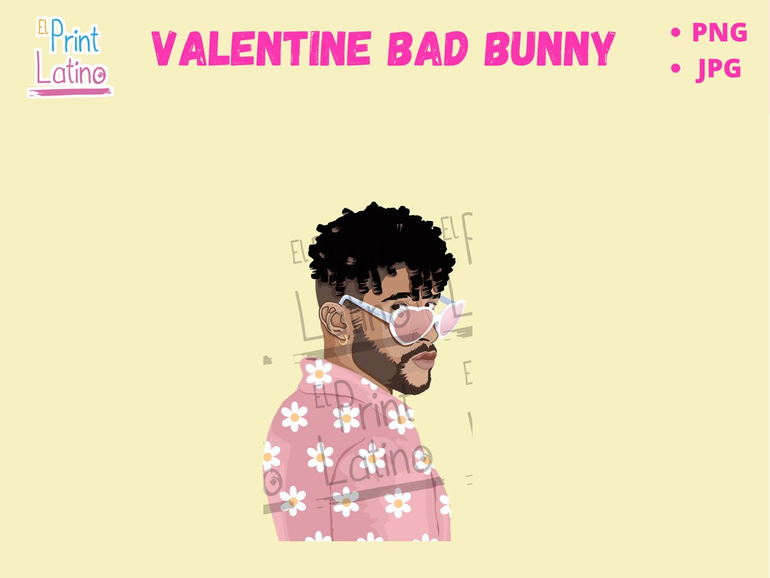 Bad Bunny Valentine Digital Download | Bad Bunny Solo, Conejo Malo, Dia ...