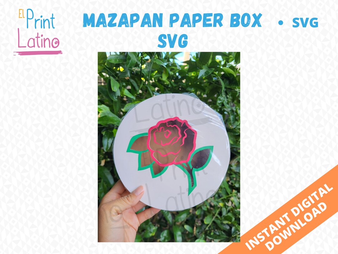 Mazapan Box SVG, Latino Paper Crafts, Fiesta Mexicana, Strawberry Box ...