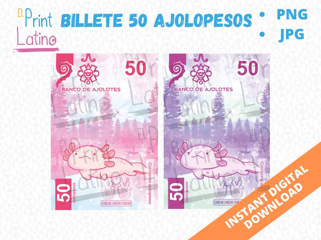 Billete 50 Ajolopesos, billete de Ajolopesos mexicanos, Archivo de ...